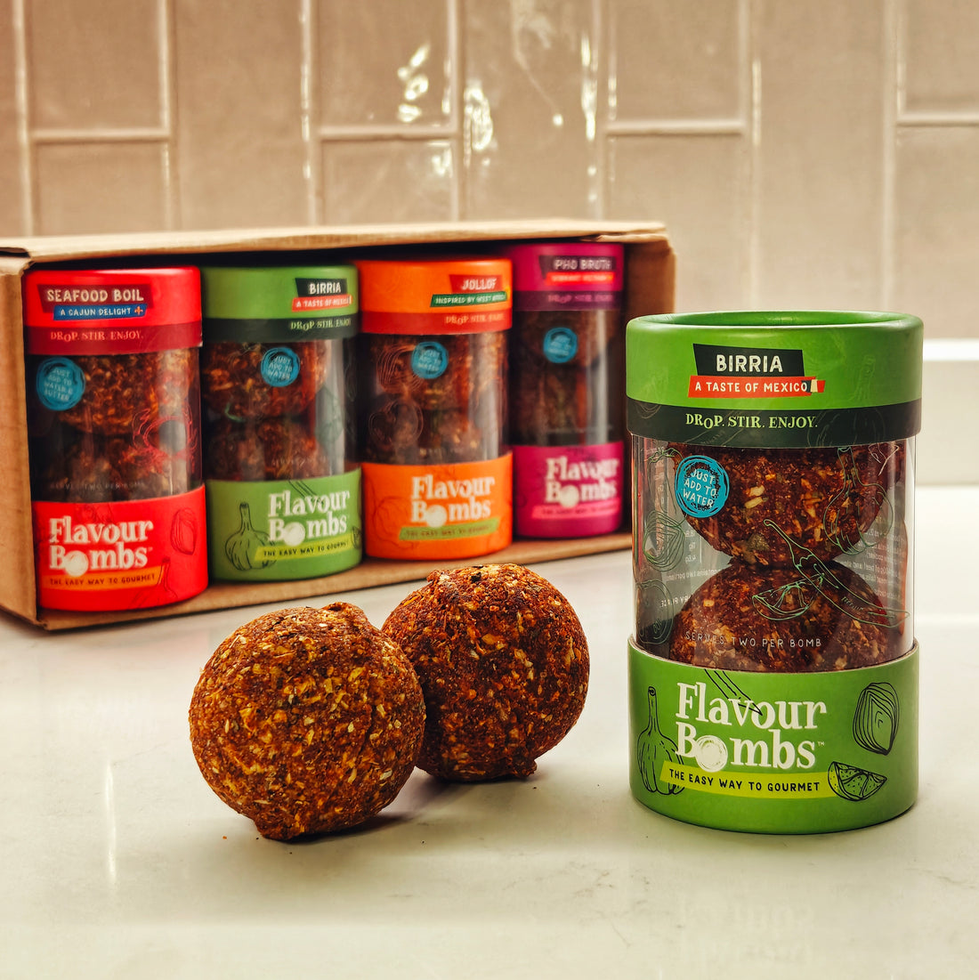 Flavour Bombs - Drop. Stir. Enjoy.